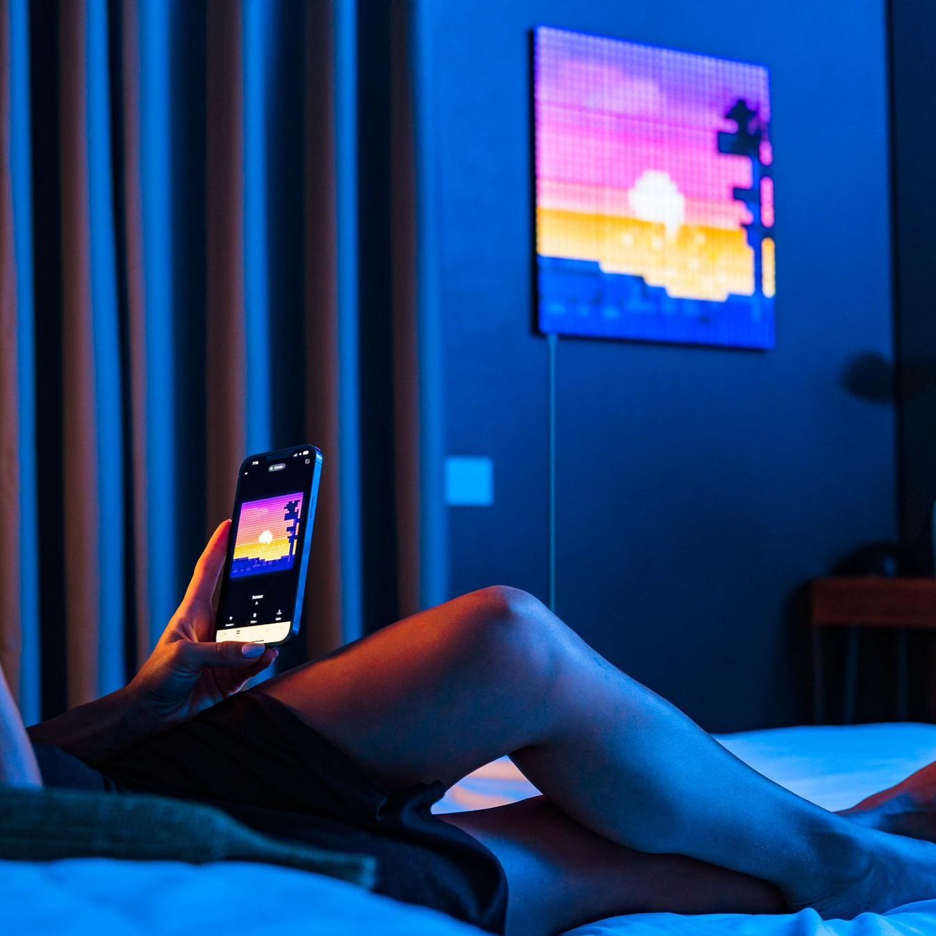 Twinkly Squares RGB LED Panel, 16x16cm • Other at LEDs.de