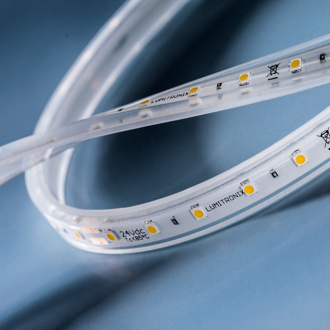 leds.de POSEIDON LED-Flexstreifen, 3500K, 24V, 5m, Wasserdicht • LEDs.de