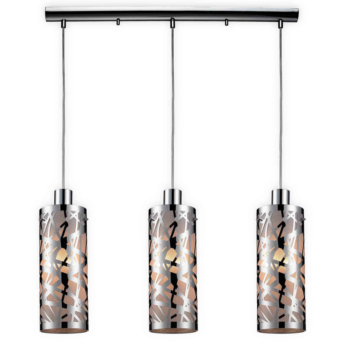 ESTO pendant light BIRDY 3-bulb, E27 • Interchangeable pendant lights ...